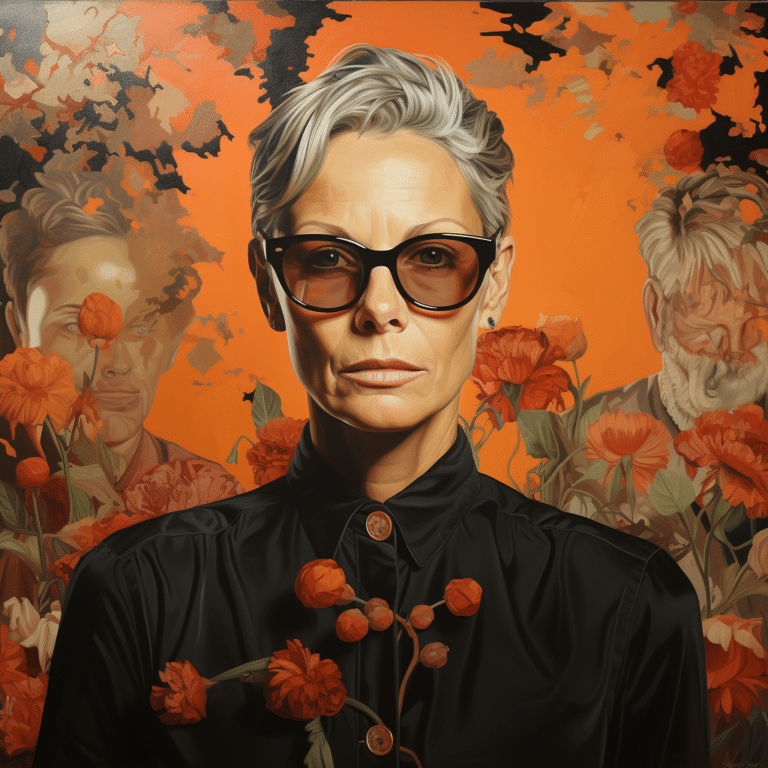 Jamie Lee Curtis Painting: A Mother's Lens