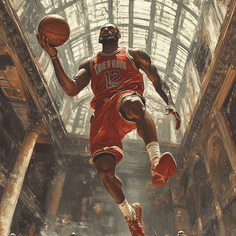 Lebron James Dunk Highlights His Unmatched Power And Skill